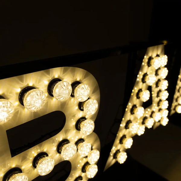 GIANT BAR Sign Double Bulbed - Event Sign Hire Brisbane - Events Made ...