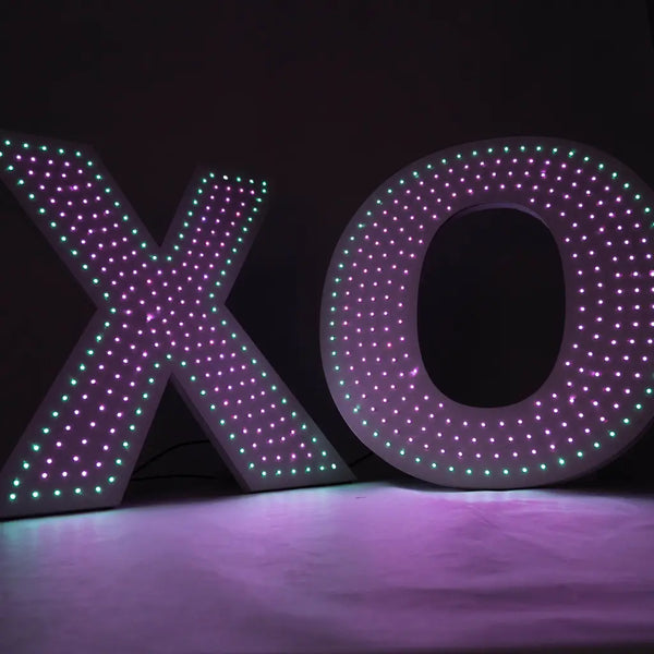 GIANT XO Pixel Bulb - Event Hire Brisbane - Events Made Special